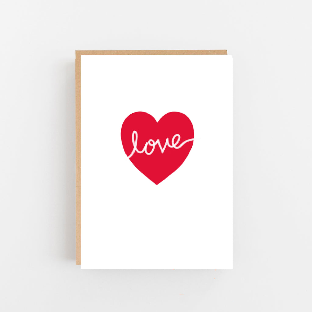 Love Heart Card – Lomond Paper Co.